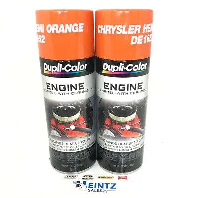 Duplicolor DE1652-2 PACK CHRYSLER HEMI ORANGE Engine Enamel with ...