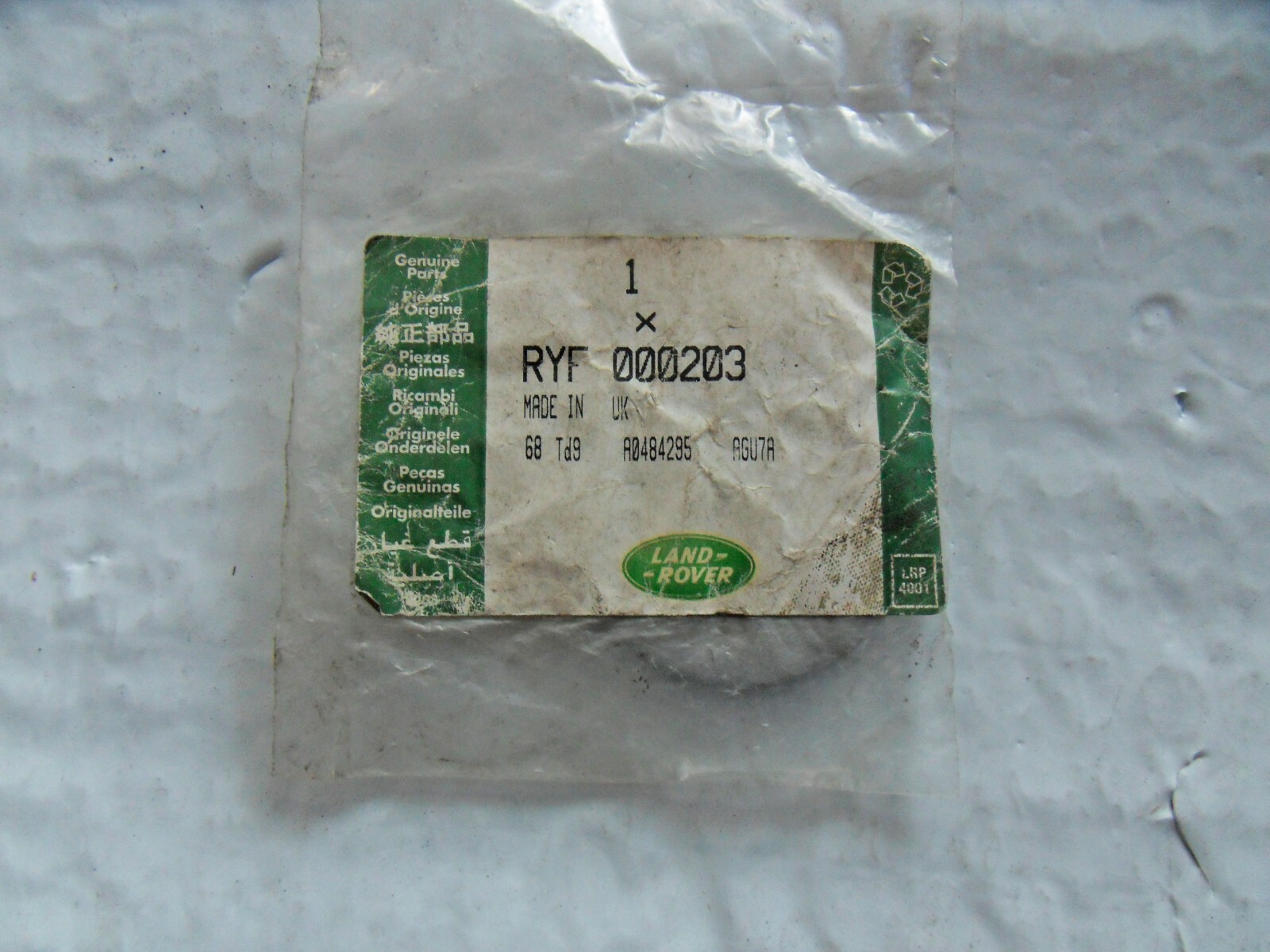 Genuine Land Rover Lower Control Arm Washer RYF000203 for sale online ...