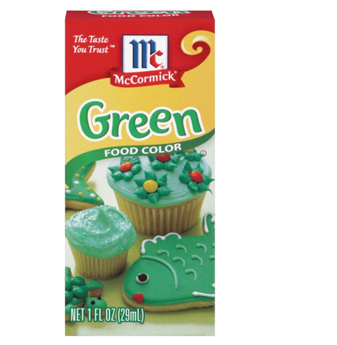 McCormick GREEN Food Color Net. 1 fl oz (29ml) | eBay