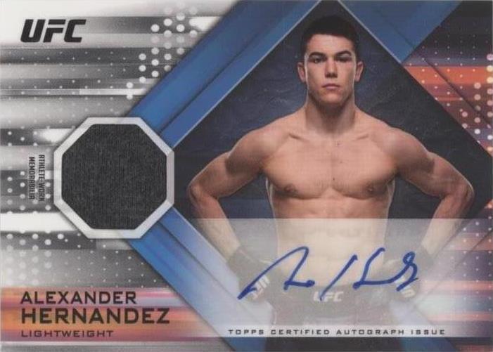 2019 Topps UFC Knockout - Relic Autographs Alexander Hernandez #KAR-AH ...