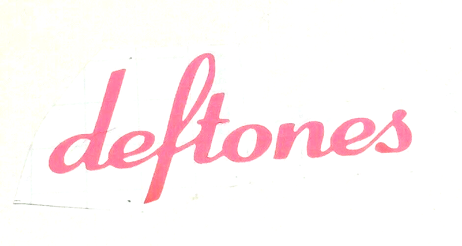 Deftones Logo White Pny Poster