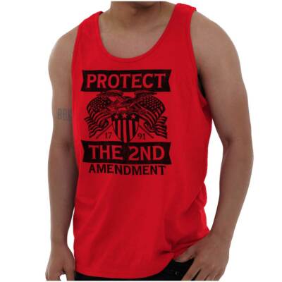Protect 2nd Amendment 1791 Patriotic Pro Gun Tank Top T Shirts Tees Men ...