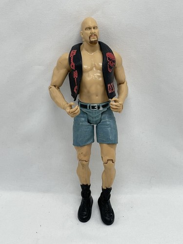 Stone Cold Steve Austin Bionic Redneck 7” 2001 Jakks Wrestling Figures ...