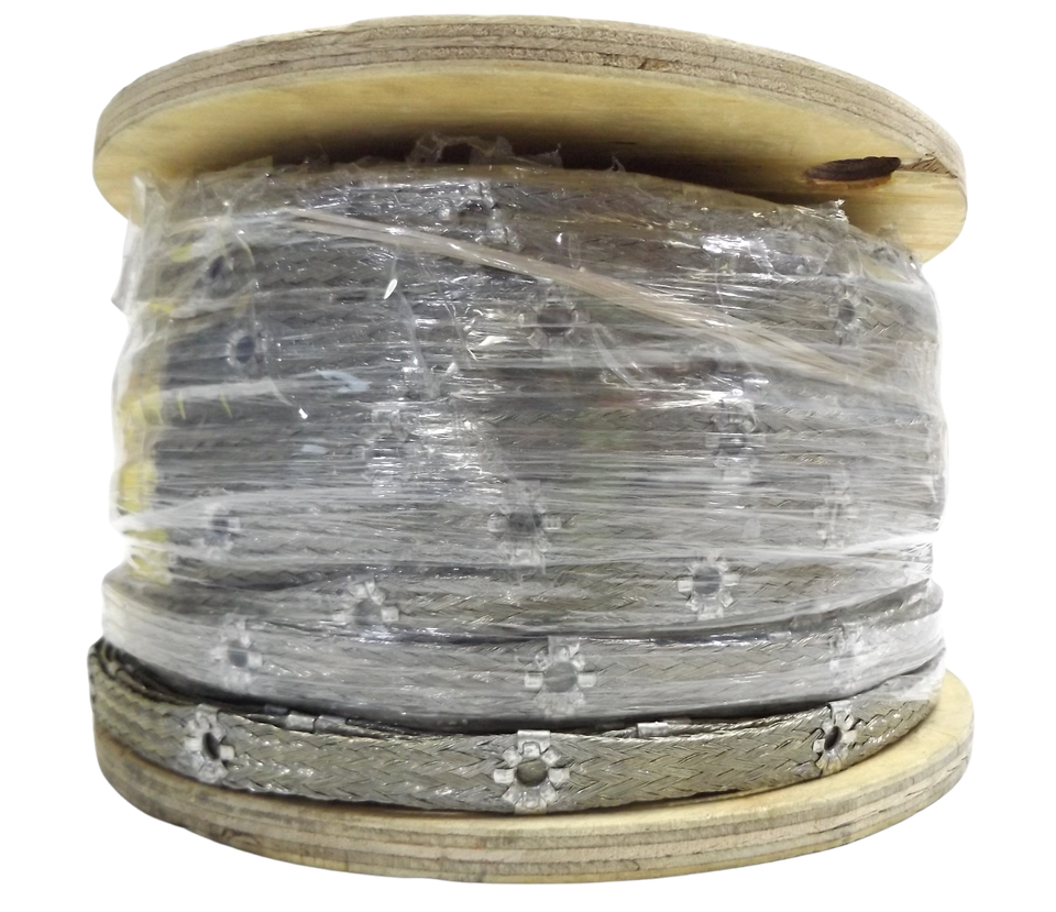 500 ft Spool of EMC Electric EM2050 Ultrabond Braid 1/2″ Eyelets Every ...