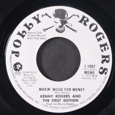 KENNY ROGERS & 1ST EDITION: makin' music for money JOLLY ROGERS 7 ...