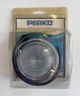 Perko Surface Mount Chromed Dome Light - 3-3/4", 12V | eBay