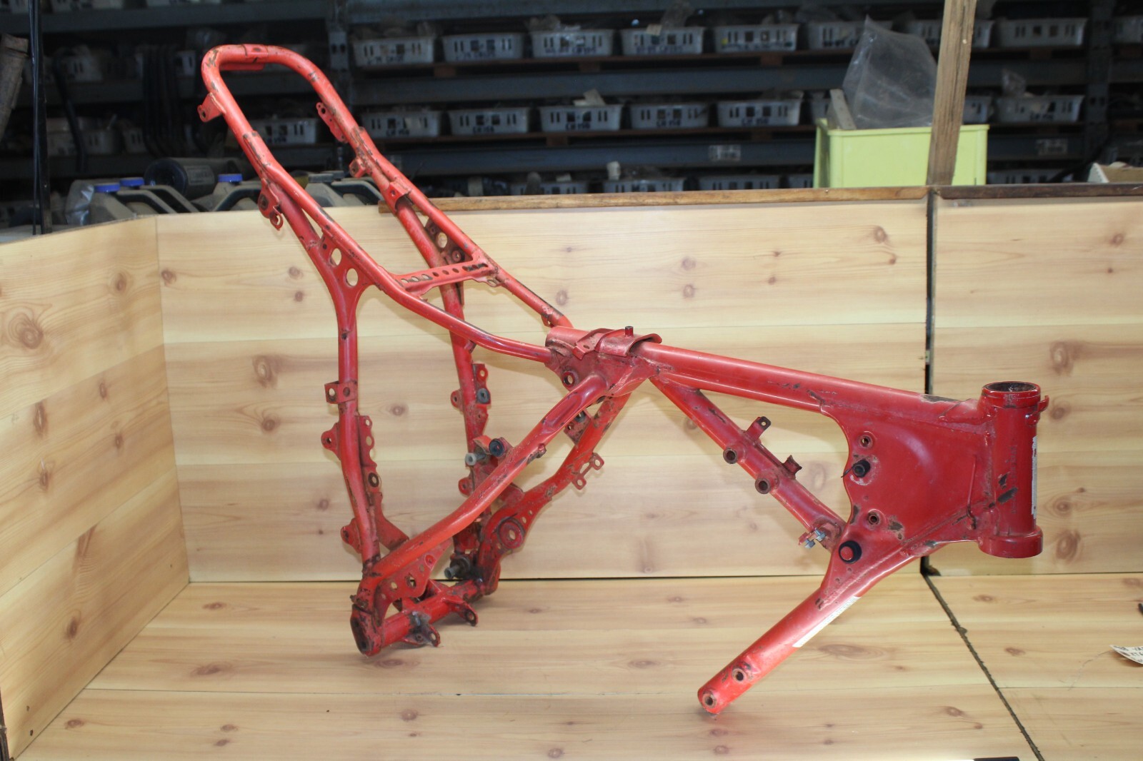 1988 Yamaha XT600 XT 600 OEM Main Frame Chassis 1WN-21110-00-FH BOS CA ...