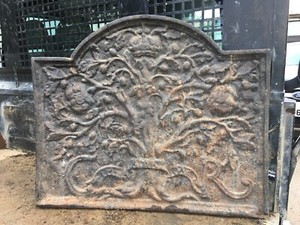 CAST IRON FIRE PLATE / PLAQUE | eBay
