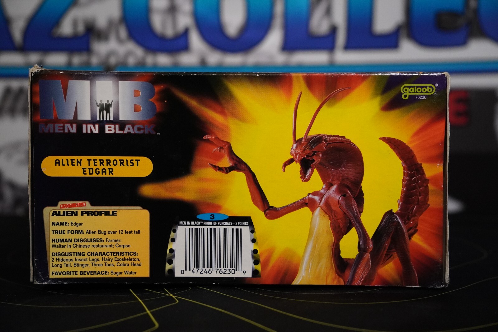 Men In Black MIB Alien Terrorist Edgar 1997 by Galoob Toys Inc. Open ...