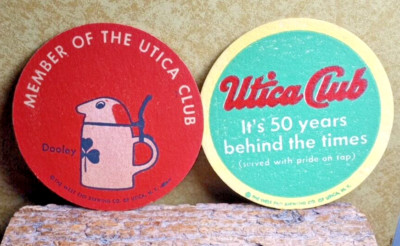 Utica Club Vintage Beer Coaster's ... Utica NY... 2 Lot | eBay
