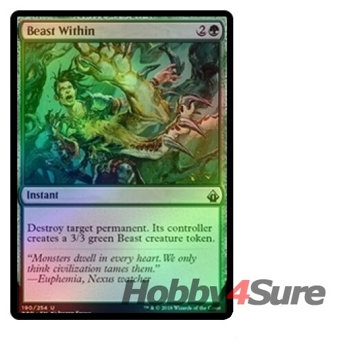Foil Beast Within M/NM Magic: The Gathering MTG Battlebond | eBay