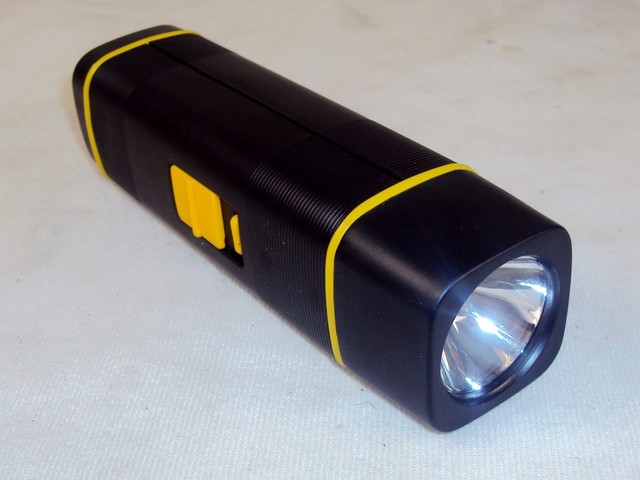 Johnlite Emergency Flashlight W/flashing Amber Lens & Magnetic Mount ...