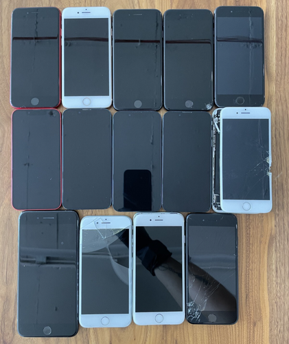 Lot of 24 iphone Mix Phones For parts only READ | eBay