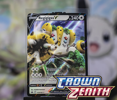 Pokemon Regigigas V 113/159 Crown Zenith Ultra Rare Holo NM | eBay