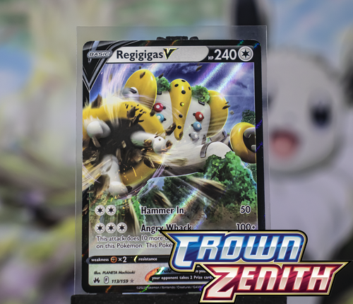Pokemon Regigigas V 113/159 Crown Zenith Ultra Rare Holo NM | eBay