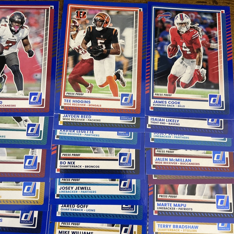 80+ 2025 Donruss Parallel Only Lot Blue Green Red Purple Stars Set ...