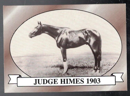 1991 HORSE STAR CARDS HORSE RACING 1903 JUDGE HIMES #29 NICE | eBay