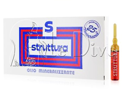 FIALE STRUTTURA TRATTAMENTO PER CAPELLI OLIO MINERALIZZANTE 10 FIALE 12 ...