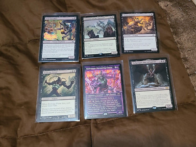 MTG Demon x6-Overseer of the Damned/Shilgengar Sire of Famine/Soul ...