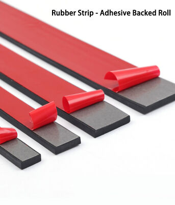 Rubber Strip - Adhesive Backed Roll - Various Widths, Thicknesses ...