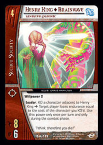 VS System: Henry King [Played] DC Justice League of America TCG CCG ...