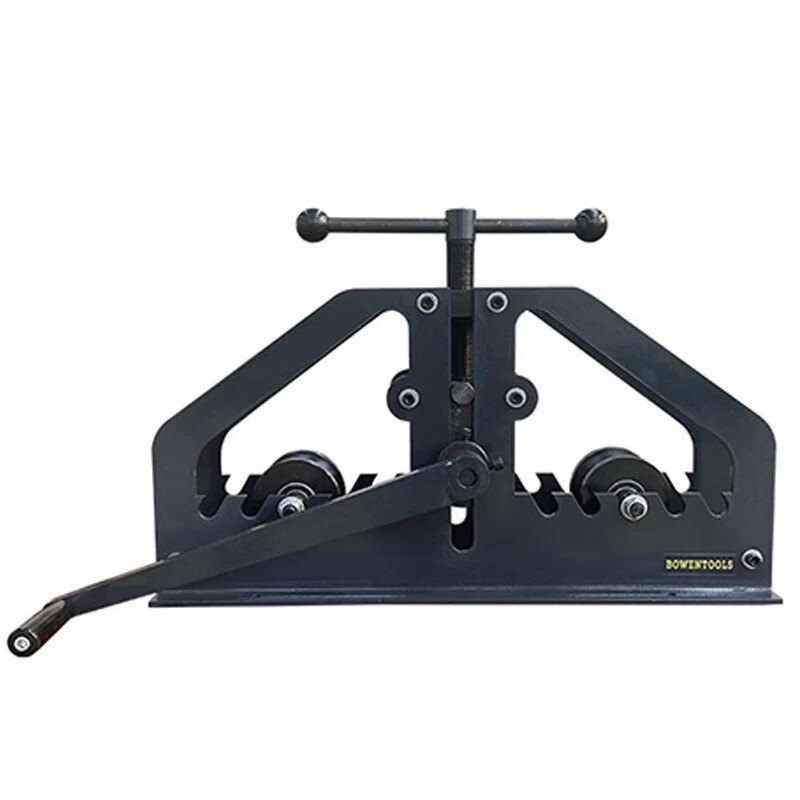 Steel Pipe Bending Machine TR60 Manual Three-roller Pipe Bender Arc ...