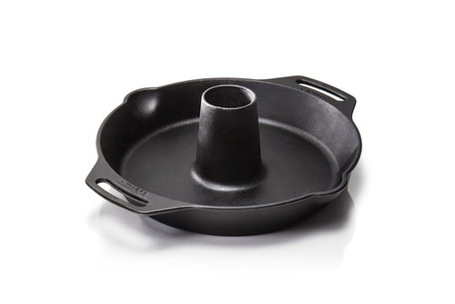 Poultry Roaster Pan Cast Iron Roasting Cookware for Oven or Grill 11.8 ...