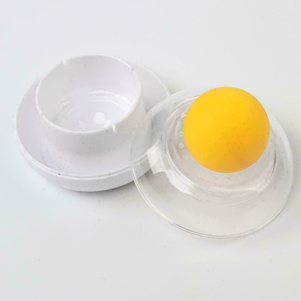1x Plastic Round Case Finger Wet Sponge Damper Device Z2M1 CountZZA75 ...
