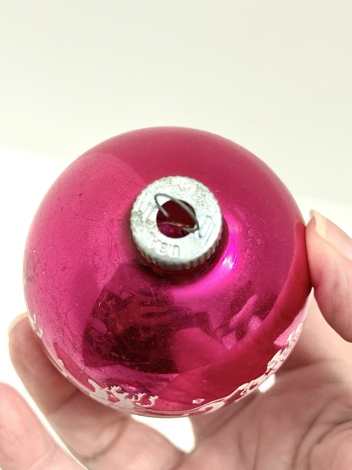 Vintage Christmas Ornament- SHINY BRITE MERCURY GLASS - SANTA AND HIS ...