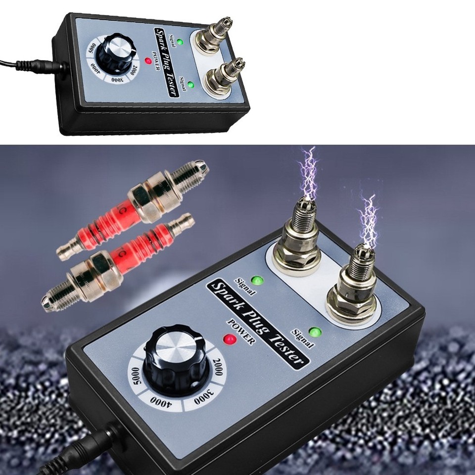 For Car For Motorcycle Adjustable Spark Tester Car Spark Tester 12V ...