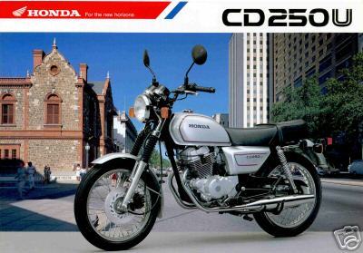 HONDA Brochure CD250 CD250U 1988 Sales Catalog Catalogue REPRO | eBay UK