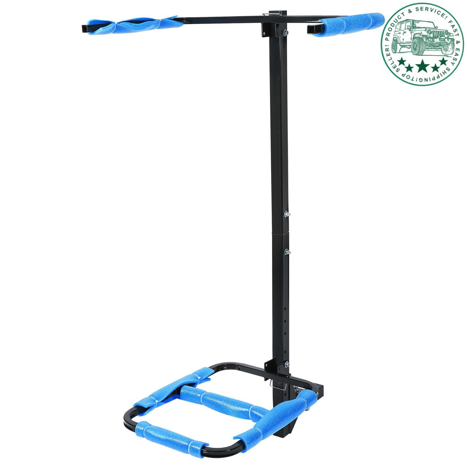 RV Hitch Mount Kayak Rack Standing Kayak Carrier W/ 2'' Receiver Hitch ...