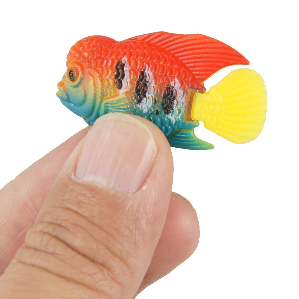 Multicolor Plastic Floating Fish Aquarium Oranment 3Pcs | eBay