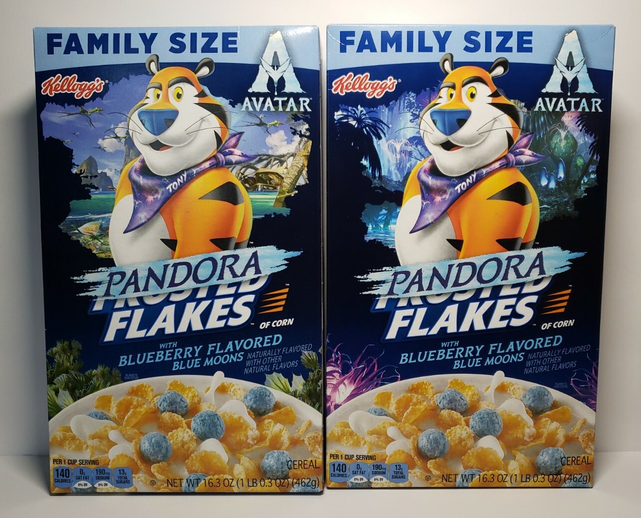 **New** (2) Boxes Kelloggs Avatar Pandora Frosted Flakes Family Size | eBay