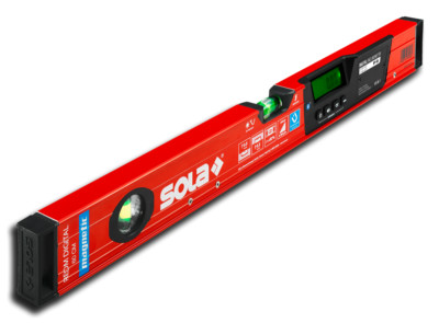 Sola Digital Box - Level, with Inclinometer + Magnets, Bluetooth, REDM ...
