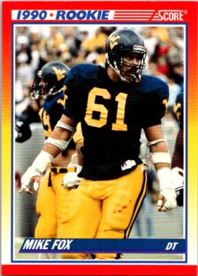 1990 Score Football 644 Mike Fox | eBay