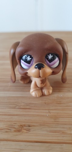 LITTLEST PETSHOP PET SHOP LPS #665 chien basset yeux violets ref 15 | eBay