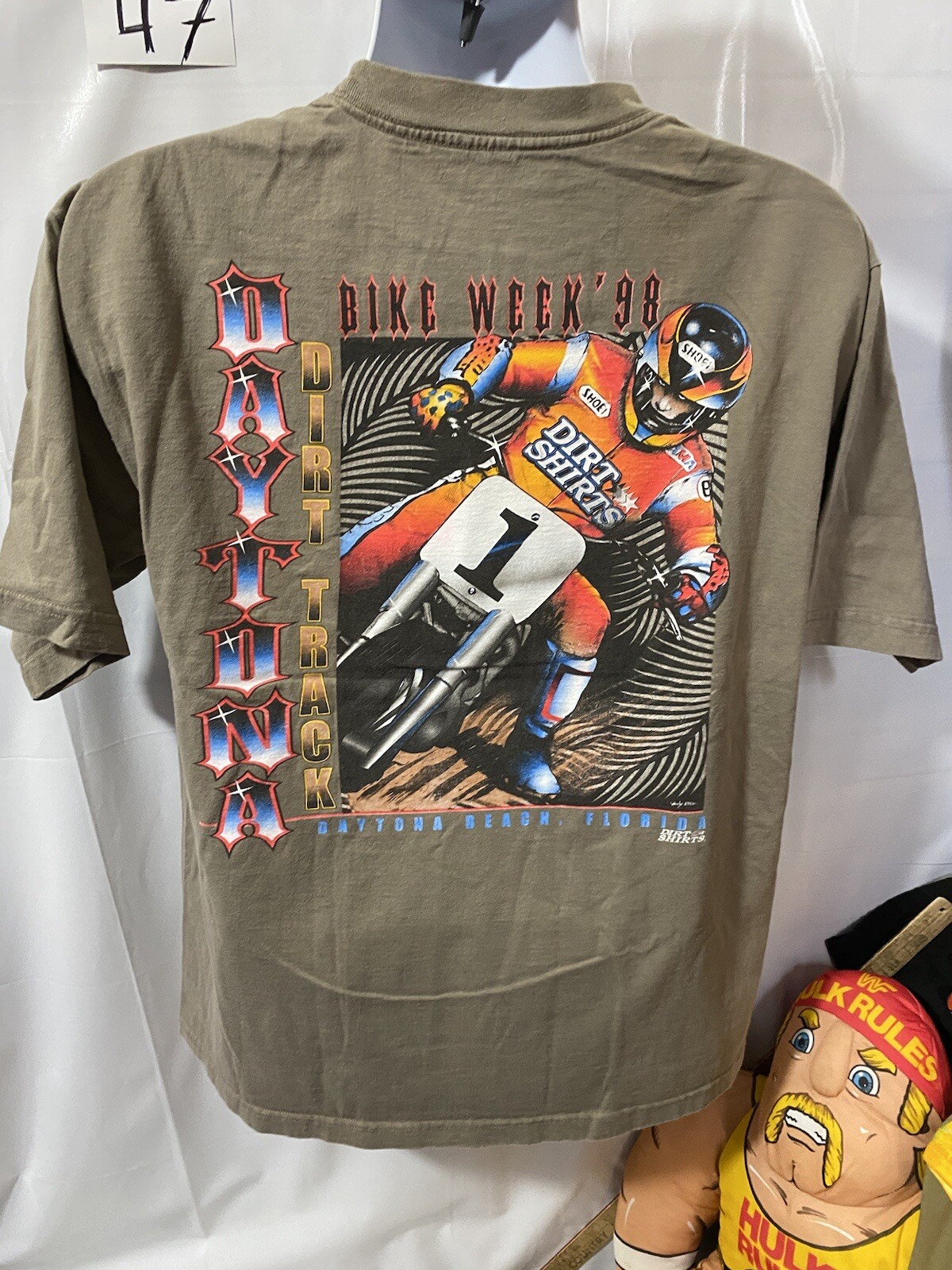 Vintage 90s Daytona Bike Week 1998 Logo T Shirt Size… - Gem