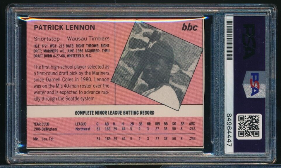 1987 B.B. Card Magazine BBC Repli-Card SCD Patrick Lennon hc signed ...