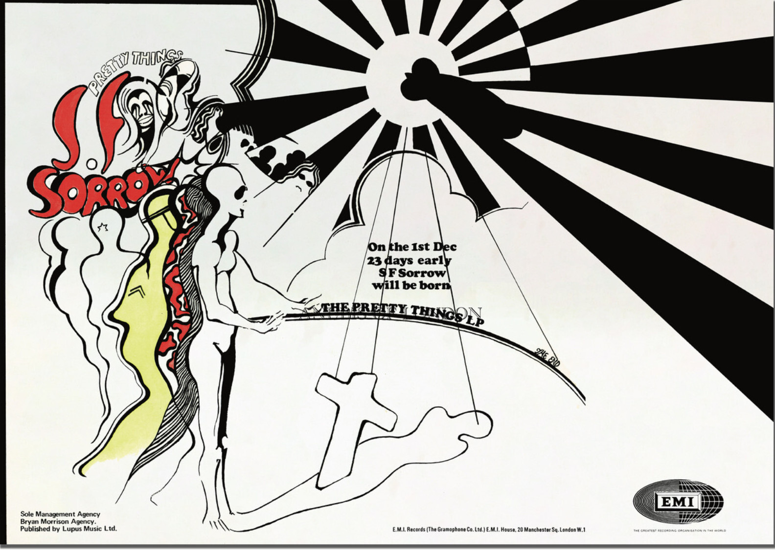 PRETTY THINGS - SF Sorrow - promo poster - high-quality A2 art poster ...