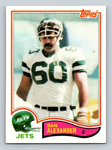 1982 Topps Dan Alexander #161 New York Jets | eBay