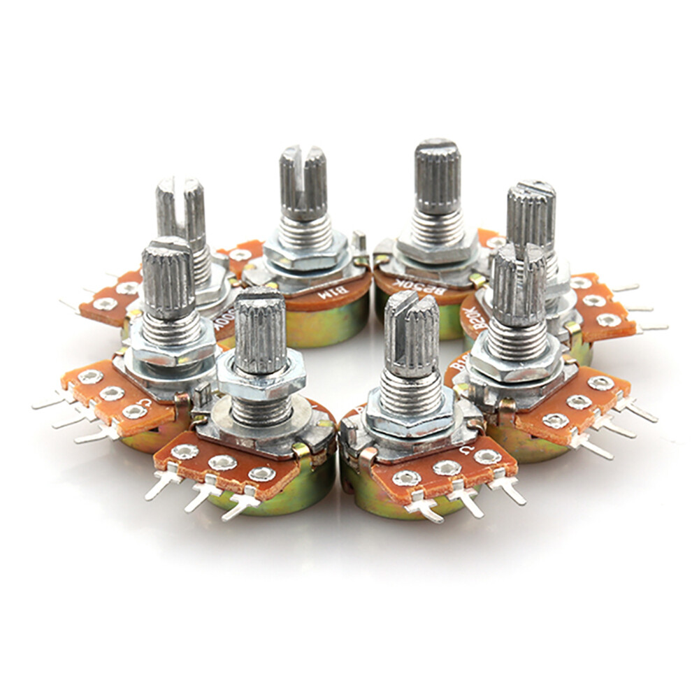 WH148 B1/2/5/10/20/50/100/250/500K/1M Ohm Potentiometer Variable ...