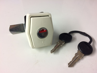 Side Compartment Locker White Access Door Lock for Caravan or Motorhome ...
