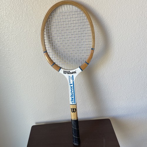 VINTAGE Wilson Chris Evert American Star Tennis Racquet Wood | eBay