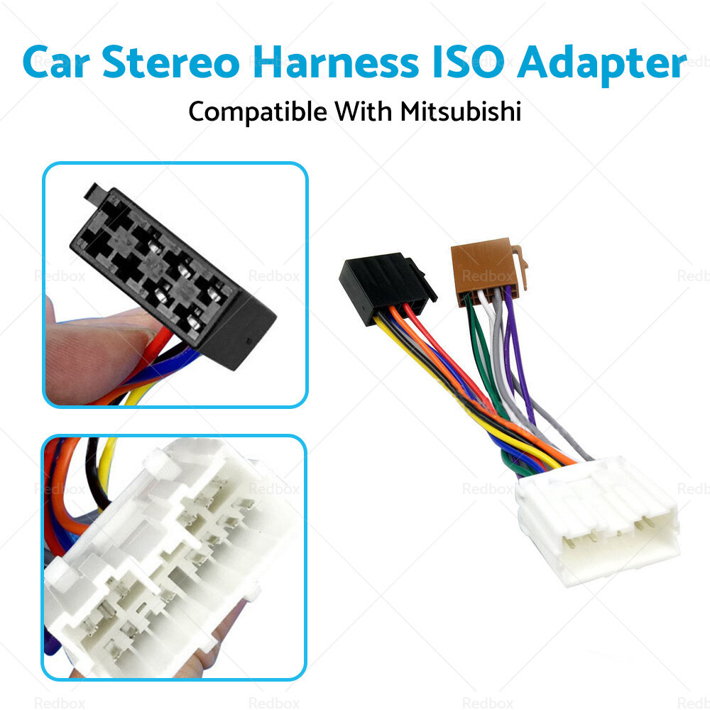Car Stereo Harness ISO Connector Adapter Wiring Cable Suitable For ...