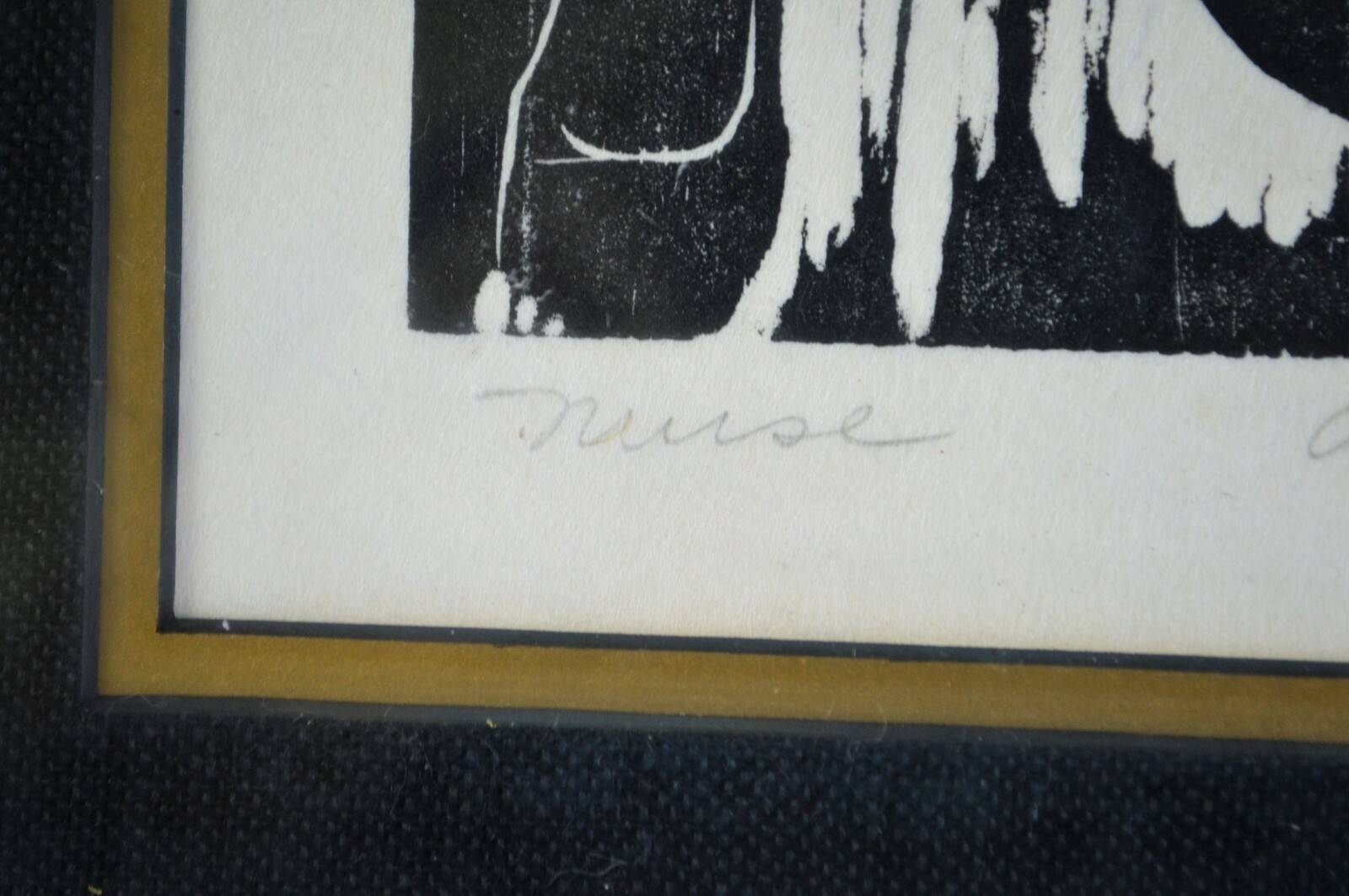 ROSLYN ROSE (1929) ORIGINAL WOODCUT PRINT SIGNED ARTIST PROOF TITLED ...