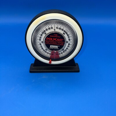 Empire level #36 magnetic polycast protractor w/built in pitch angle calculator | eBay