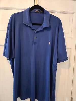 Polo Ralph Lauren 2XLT Blue Color Polo Golf Shirt | eBay