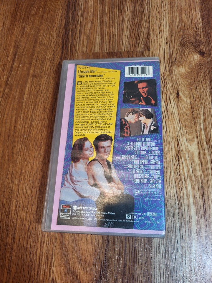 Pump Up The Volume (VHS, 1990) Christian Slater | eBay
