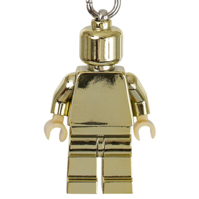 LEGO Gear: Gold Minifigure Key Chain (like Mr.) Keyring [850807] BRAND ...